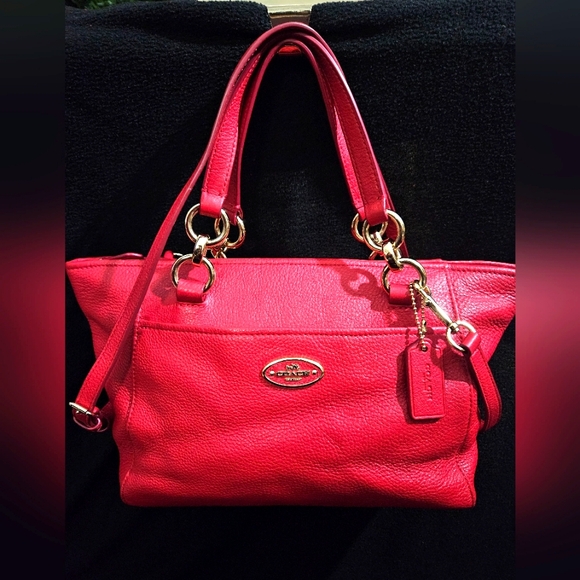 Coach | Bags | Coach Red Mini Ellis Bagtotesatchel | Poshmark